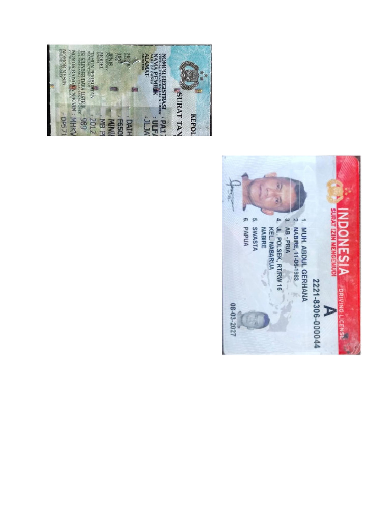 SIM STNK NABIRE (1) | PDF