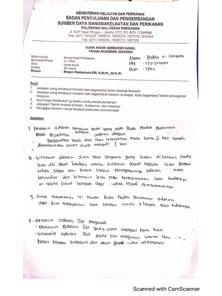 Kimia Padila Tri | PDF