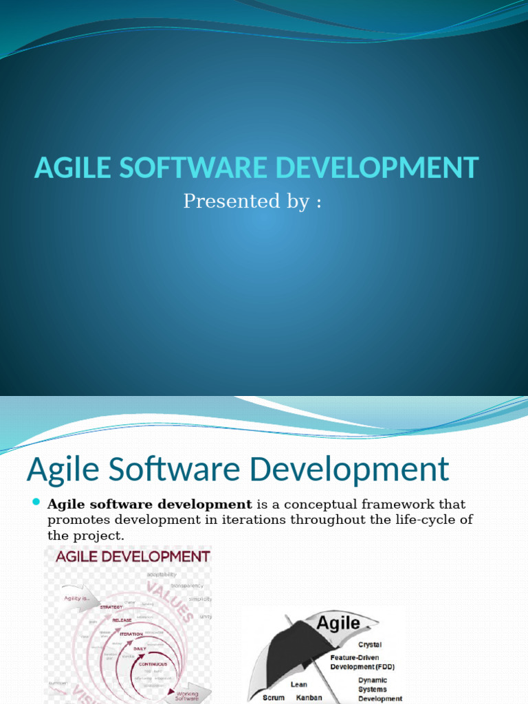 Agile Software Development | PDF