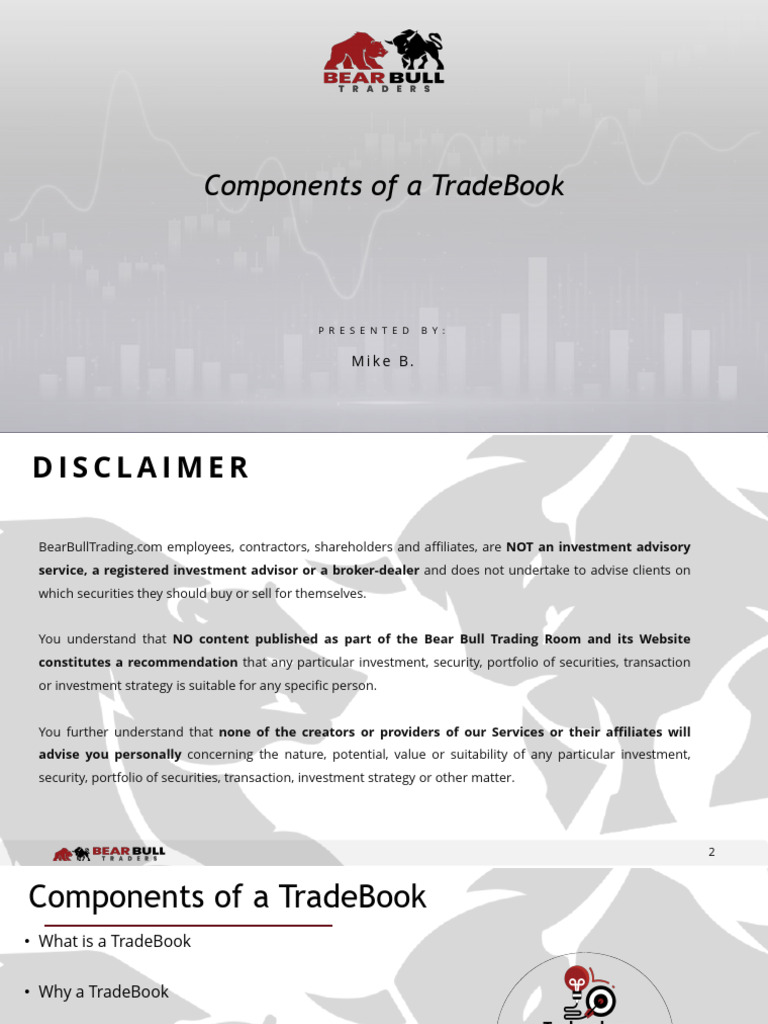 1a.Components-of-a-TradeBook | PDF | Investing | Financial Services