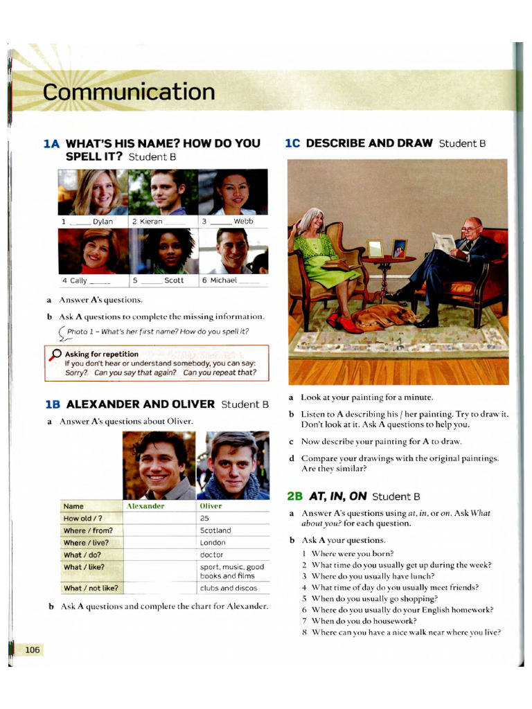 1A Comm Student B | PDF