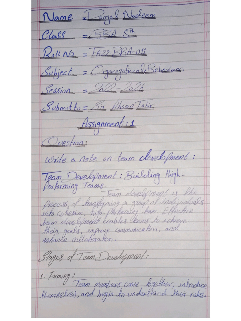 OB Assignment 1 | PDF