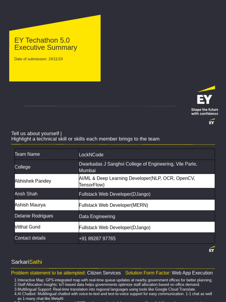 Enhancing Citizen Services with AI | PDF | Artificial Intelligence ...