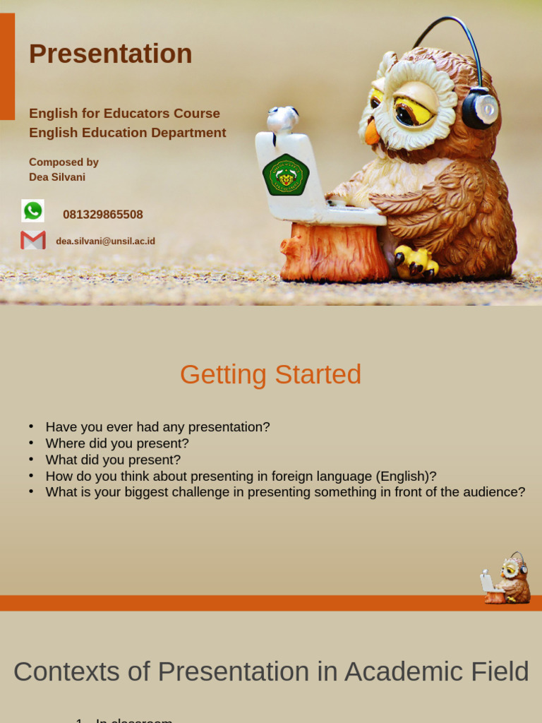 Presentation | PDF | Human Communication | Cognition