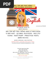 Bảng Các Động Từ Đi Kèm V-Ing, To-V: V + Ving V+Tov V + Somebody + Tov V + (Sb) + V Nguyên Mẫu | PDF