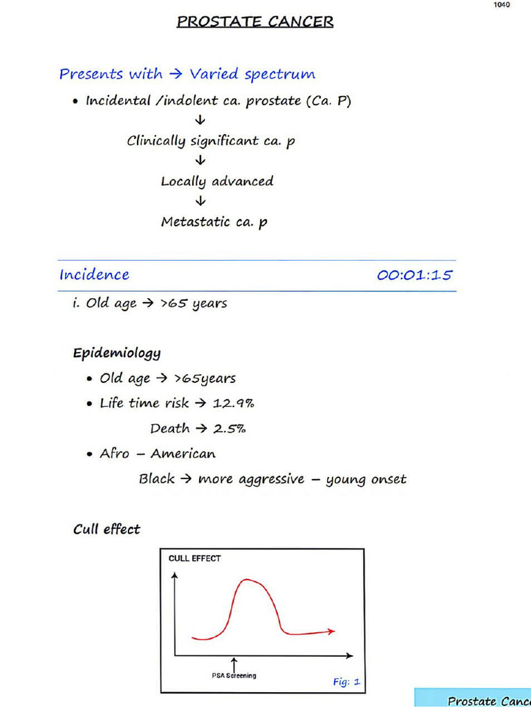 Carcinoma Prostate PDF | PDF