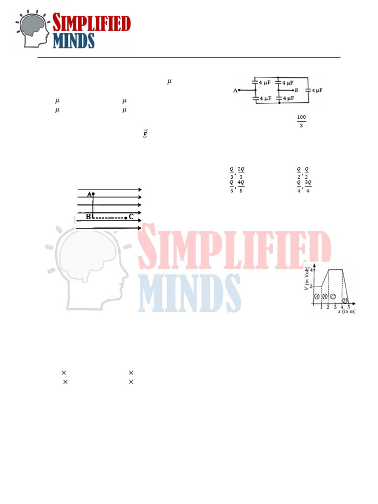 2.electrostatic Potential and Capacitance KCET PYQs | PDF | Capacitance ...