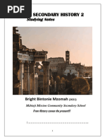 Form 1 Social Studies Notes | PDF | Family | Rights