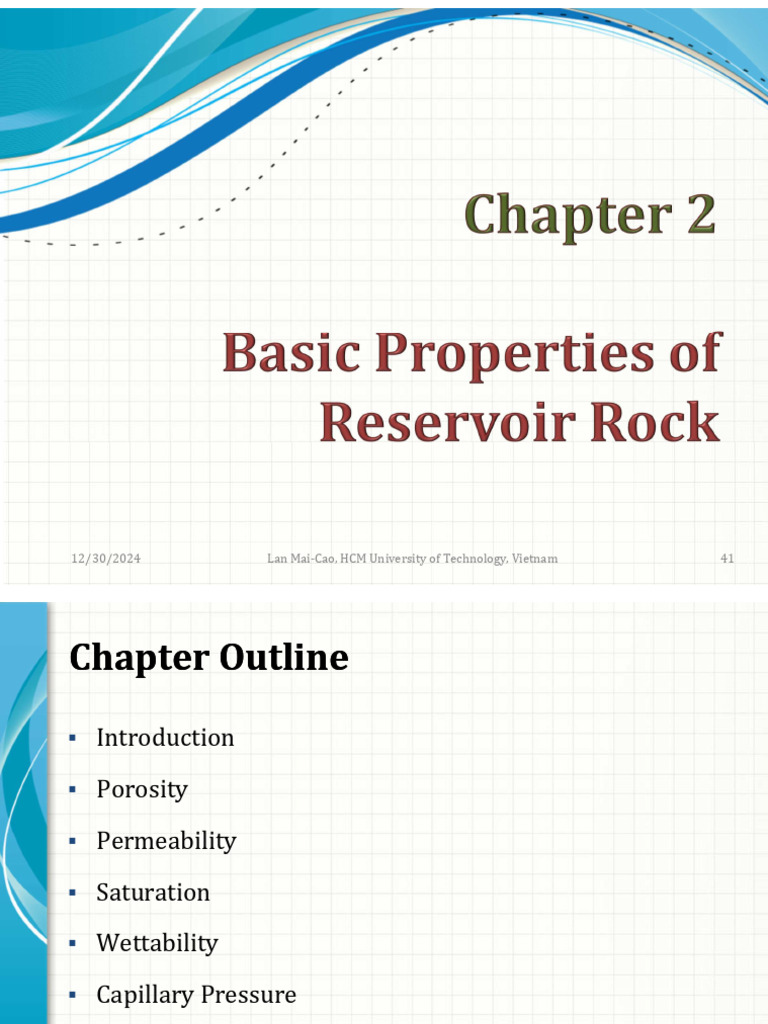 Chapter 2 - Lecture Notes | PDF | Permeability (Earth Sciences) | Porosity