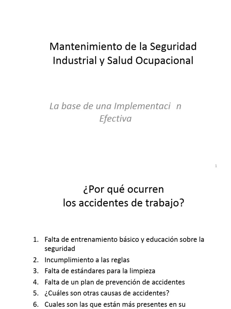 Seguridad TPM | PDF | Seguridad y salud ocupacional | Business