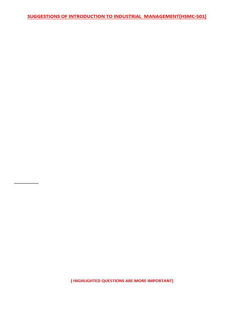 Suggestions (HSMC - 501), 2024-25 | PDF | Economies | Business Economics