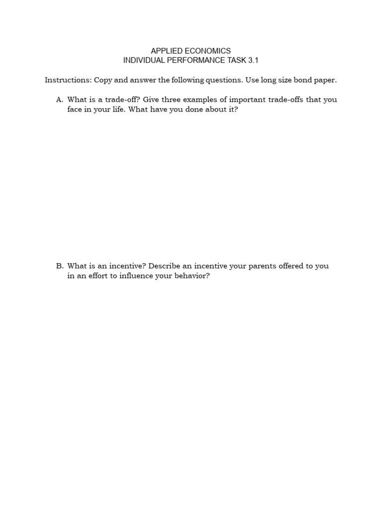 Individual Task 3.1 Econ | PDF