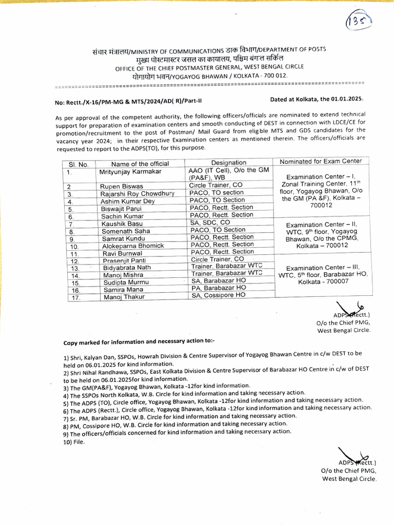 DEST Letter 01 01 25 | PDF