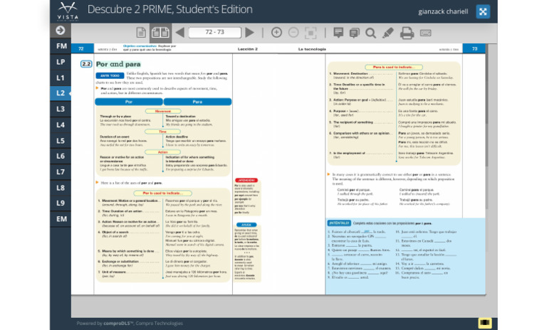 VHL Descubre 2 PRIME, Student's Edition 2 | PDF