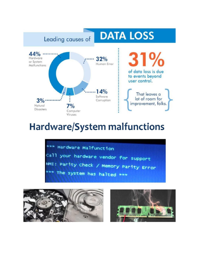 1.1.11 Identify A Range of Causes of Data Loss | PDF
