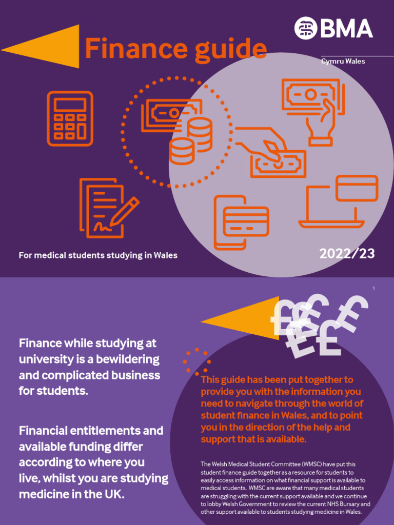bma-wales-student-finance-guide-2023 | PDF | Tuition Payments