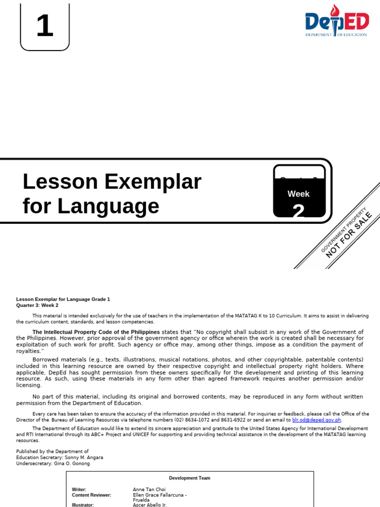 Edited_LE_Q3_W2_Language_Redeveloped V4-Final(11-27-24) | PDF | Conversation | Copyright