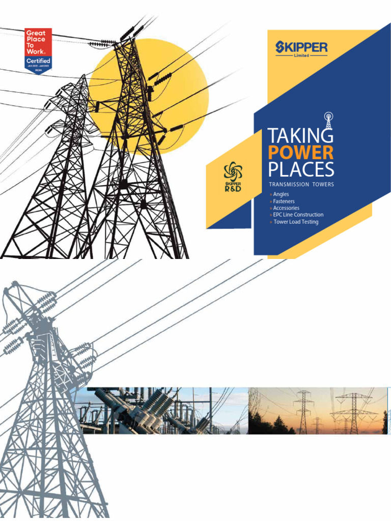 Tower-brochure | PDF | Electric Power Transmission