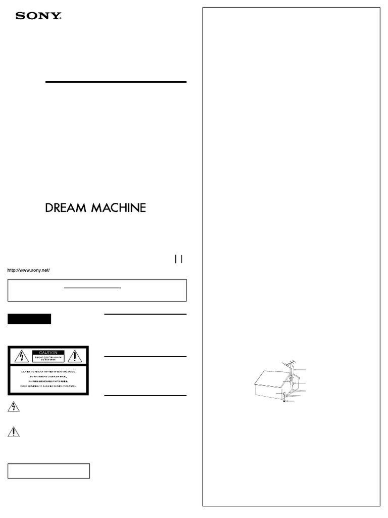 Manual Sony Dream Machine ICF-C212 | PDF | Ac Power Plugs And Sockets ...