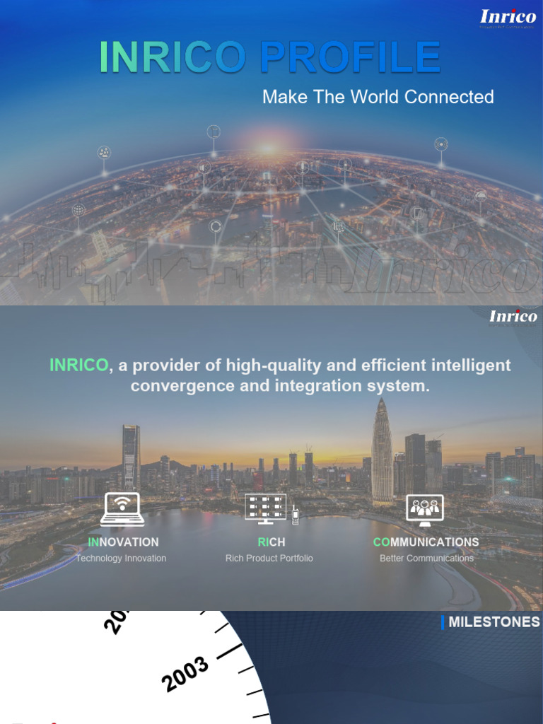 Inrico Company Profile | PDF | Computer Network | Application Software