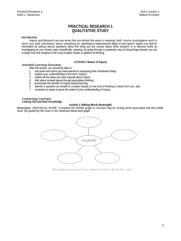 Understanding Inquiry-Based Learning | PDF | Inquiry Based Learning | Inquiry