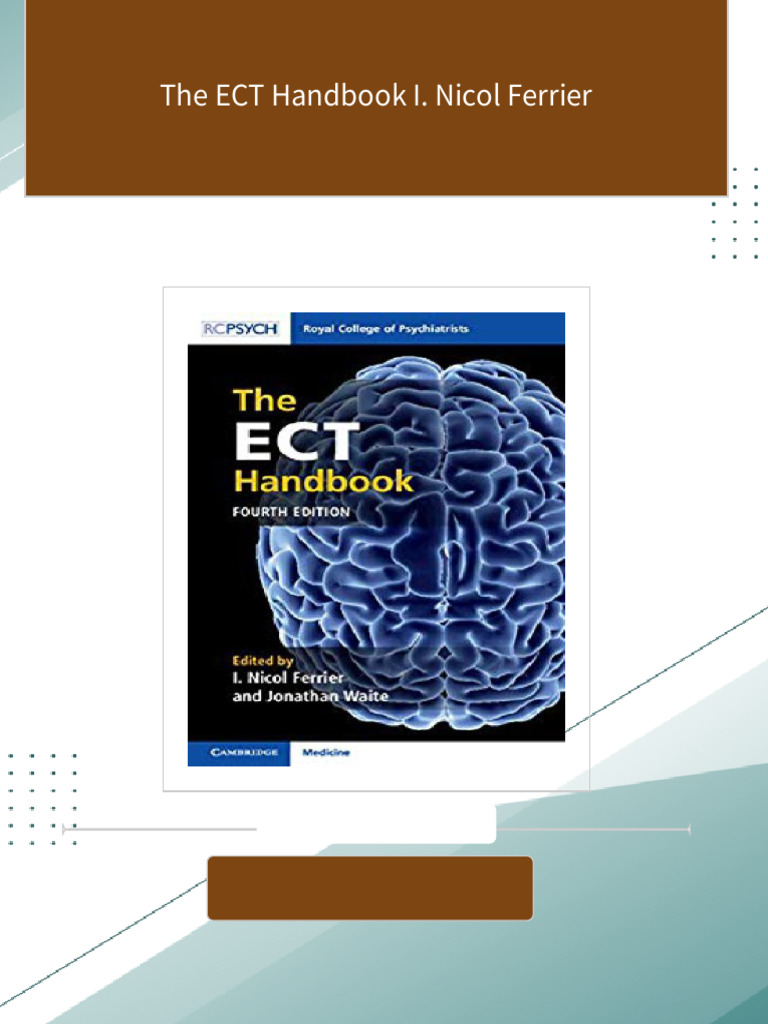 Get The ECT Handbook I. Nicol Ferrier PDF ebook with Full Chapters Now ...