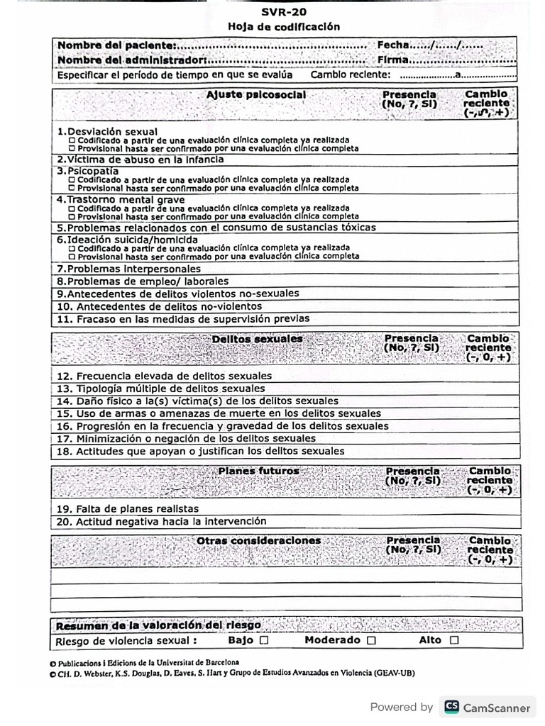 Codificación SVR - 20 | PDF