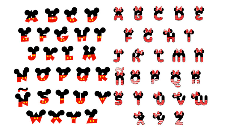 Letras Disney - PDF Versión 1 | PDF