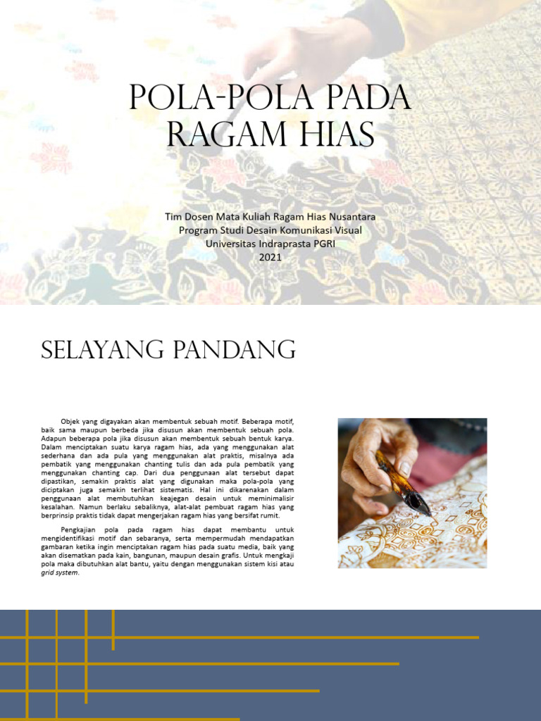 10 - Pola-Pola Ragam Hias | PDF