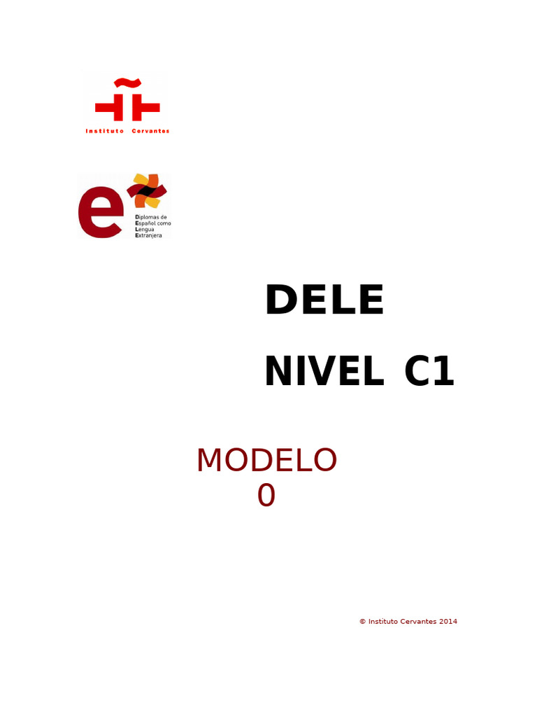 DELE C1. Modelo 0 | PDF | Motores | Transporte
