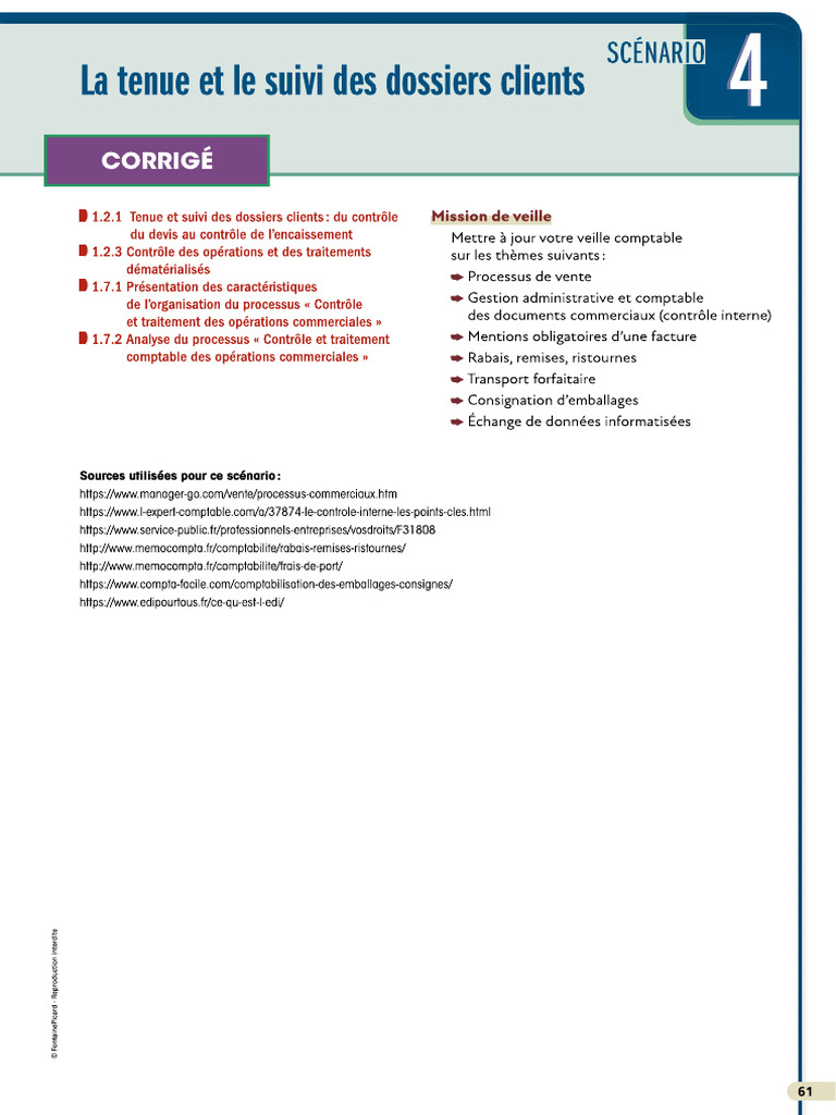 P1 - Correction Chapitre 4 | PDF