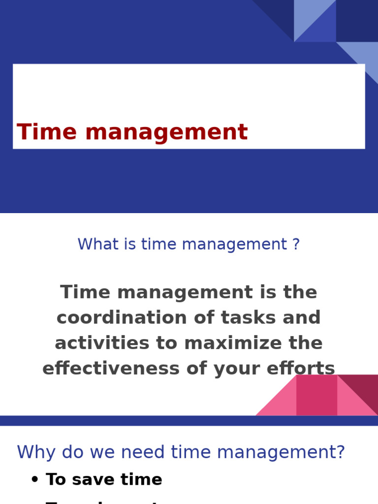 Time management | PDF