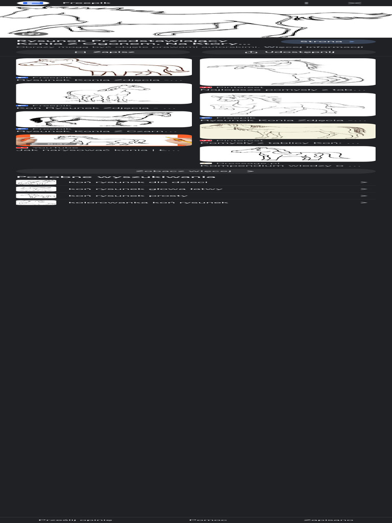 koń rysunek - Szukaj w Google | PDF