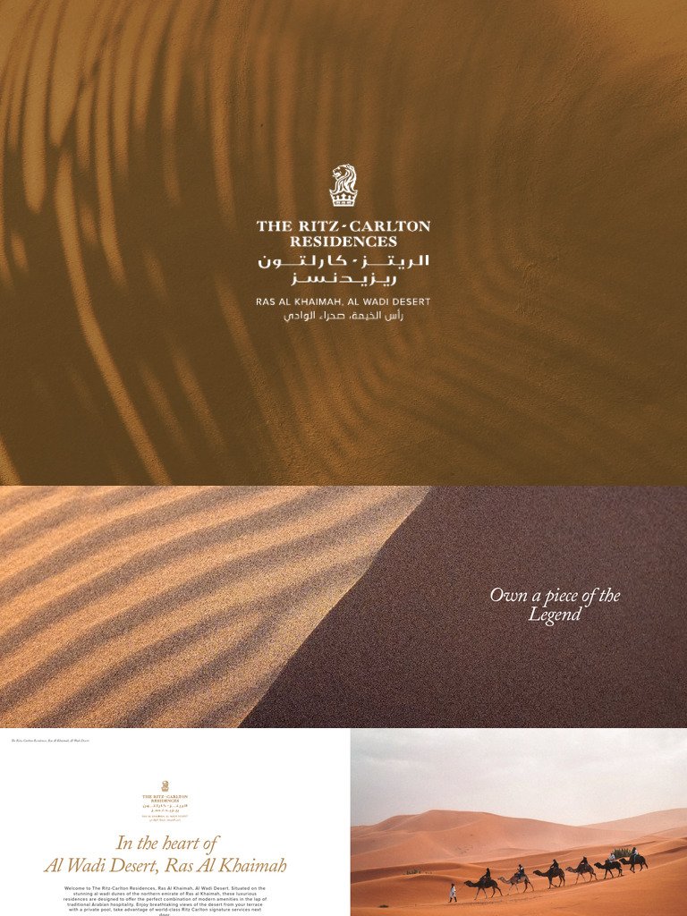 Ritz Carlton Al Wadi RAK Brochure | PDF | Bedroom | Bathroom