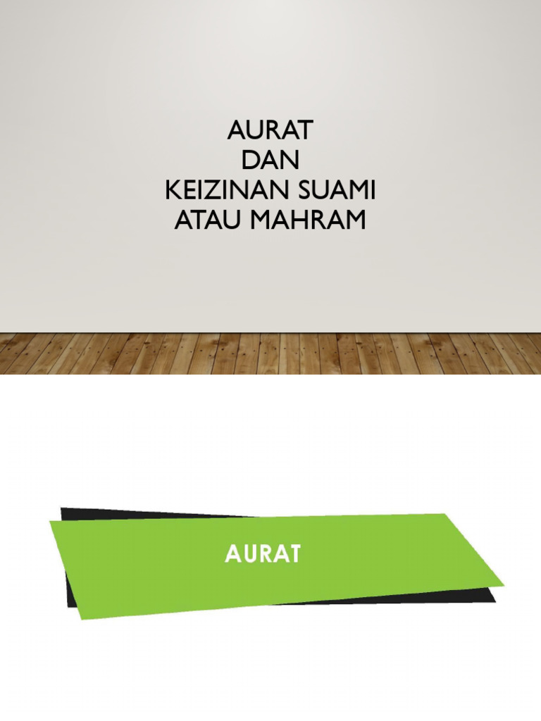 Aurat, Izin Suami | PDF