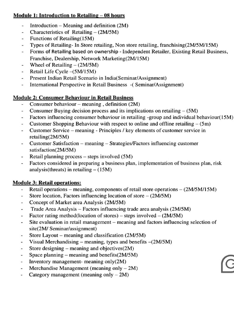 Retail Management | PDF