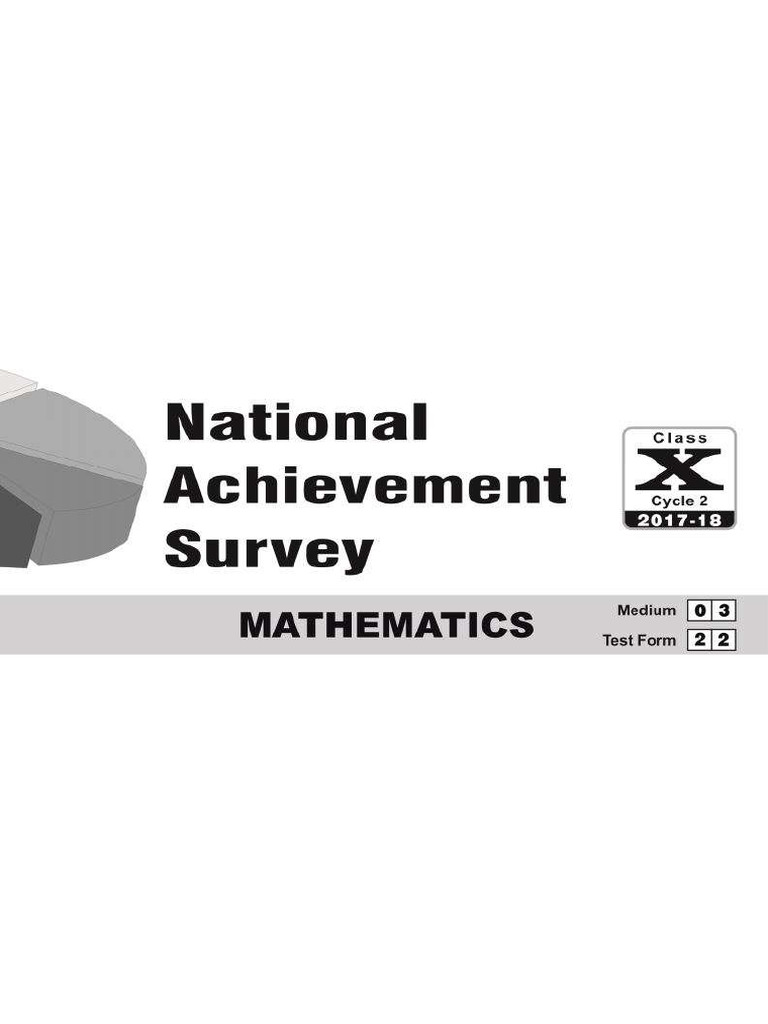 Math 10th NAS Question Paper Test Form 22 | PDF | Zero Of A Function ...