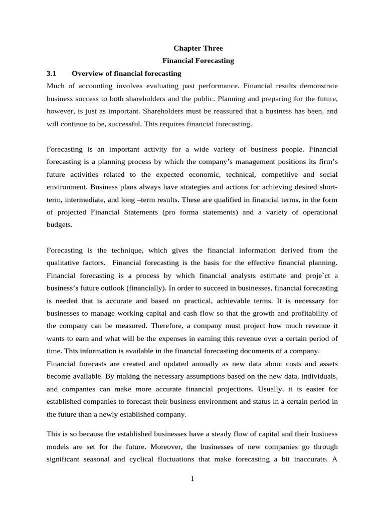 FM_II_Ch-3_(1)[2] | PDF | Equity (Finance) | Forecasting