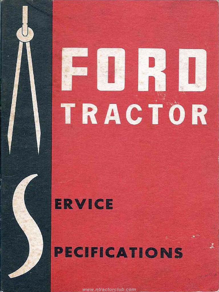 Ford Tractor Service Specifications | PDF