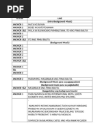 Ulat Panahon Script | PDF