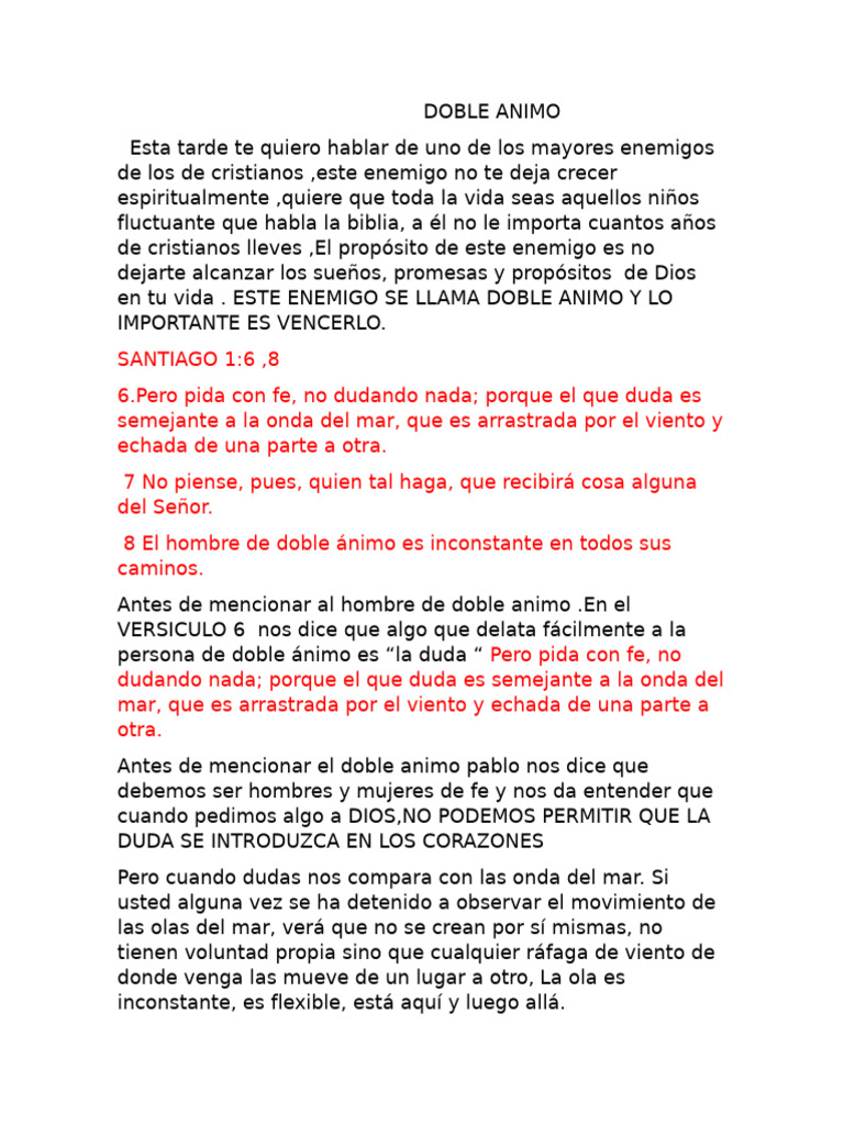 Doble Animo | PDF | Dios | Jesús