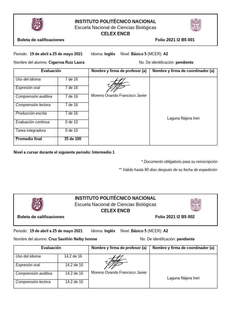 Escuela Nacional de Ciencias Biológicas: Instituto Politécnico Nacional ...
