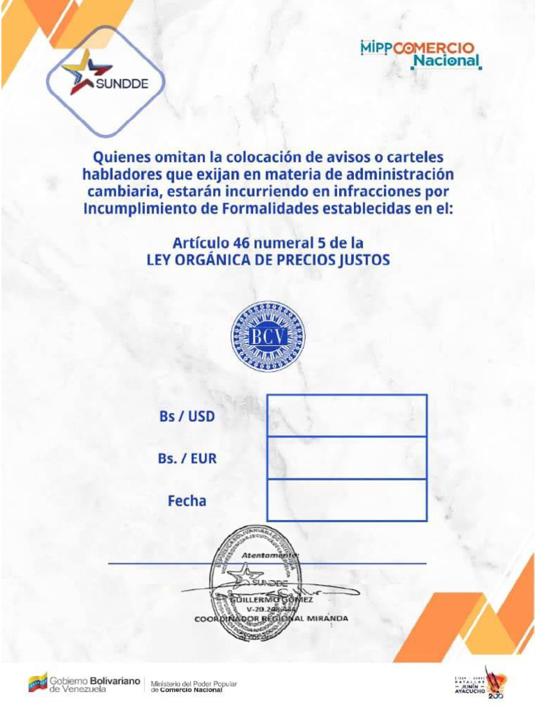 Nuevo Formato 2 BCV (1) | PDF