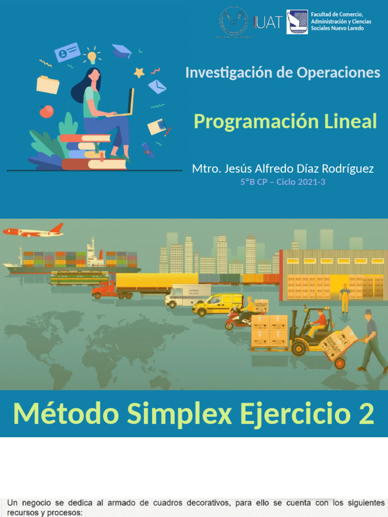 Metodo Simplex Ejemplo 2 | PDF