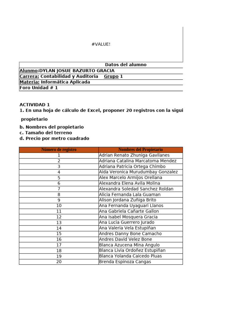 ACTIVIDAD INFORMATICA | PDF