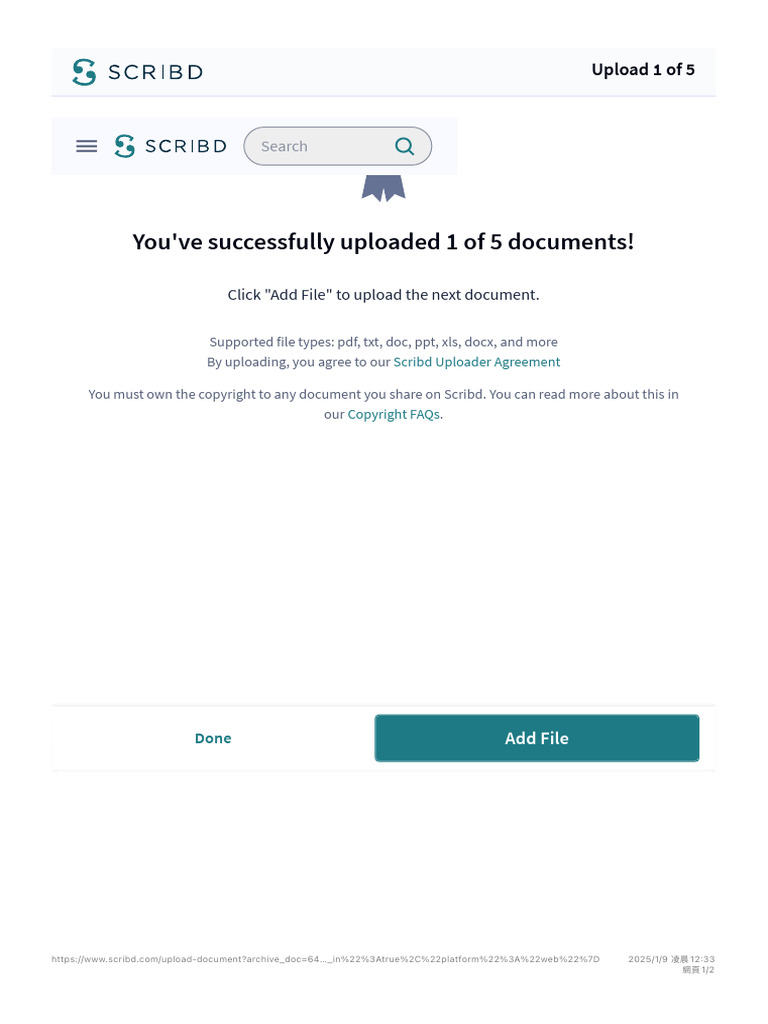 Upload a Document | Scribd 4 | PDF