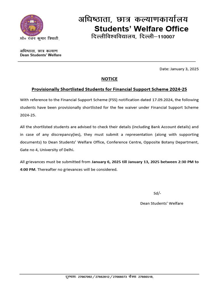 03012025_Notice-Provisional-List_FSS | PDF | Banks | Banking