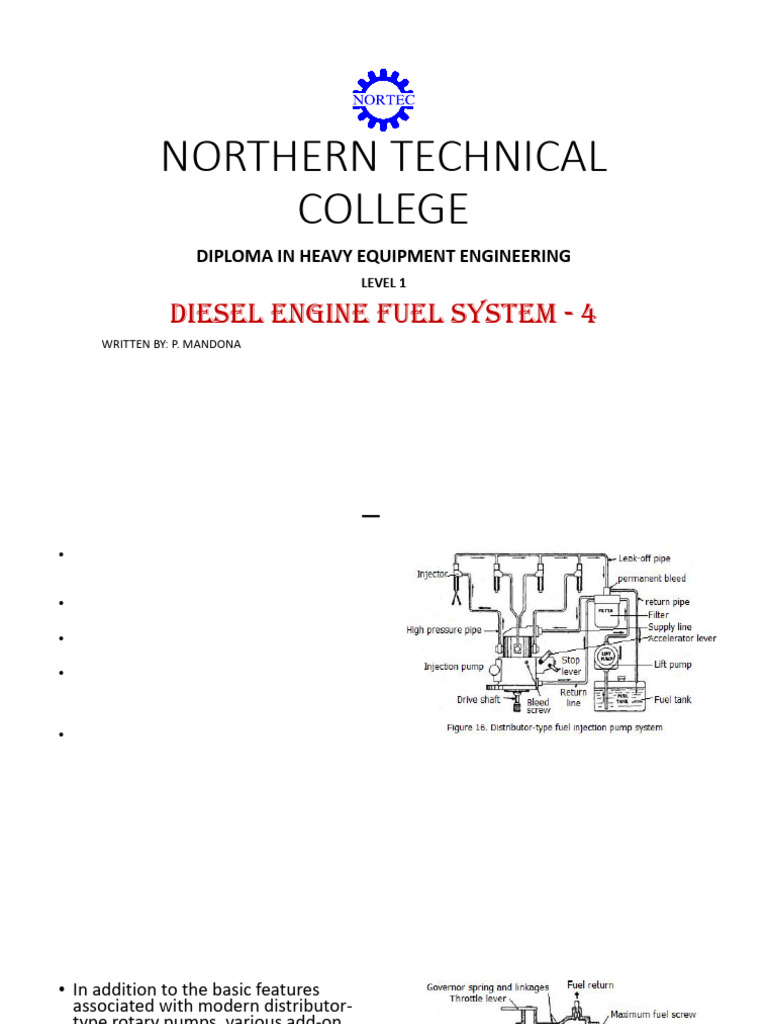 Diesel Engine Fuel System Overview | PDF | Pump | Throttle