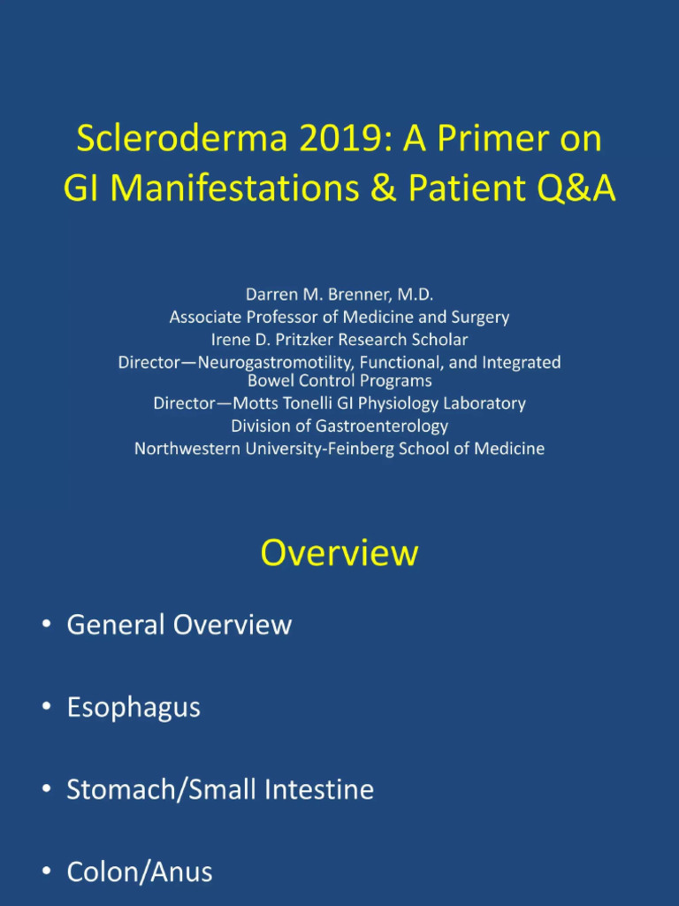 Gi Scleroderma | PDF