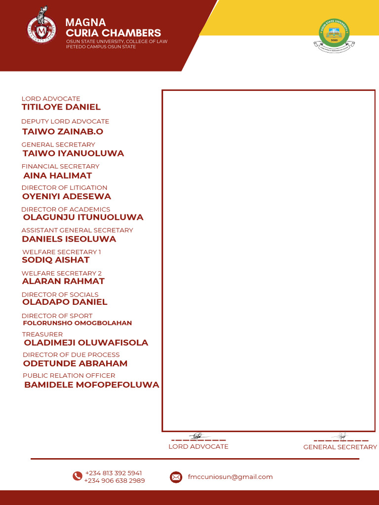 MCC Letter Head | PDF